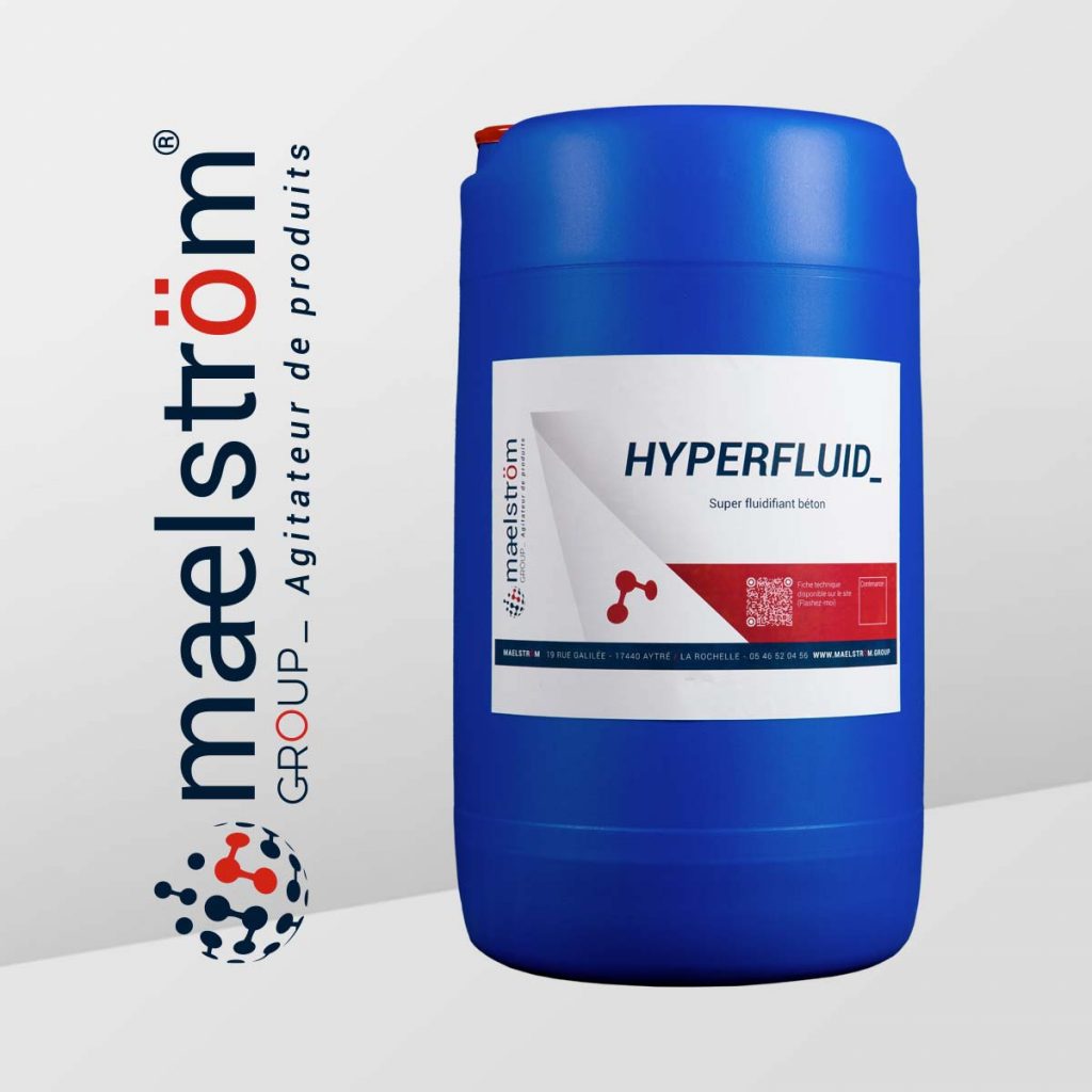 HYPERFLUID_ | Superplastifiant pour le béton | Maelström Group