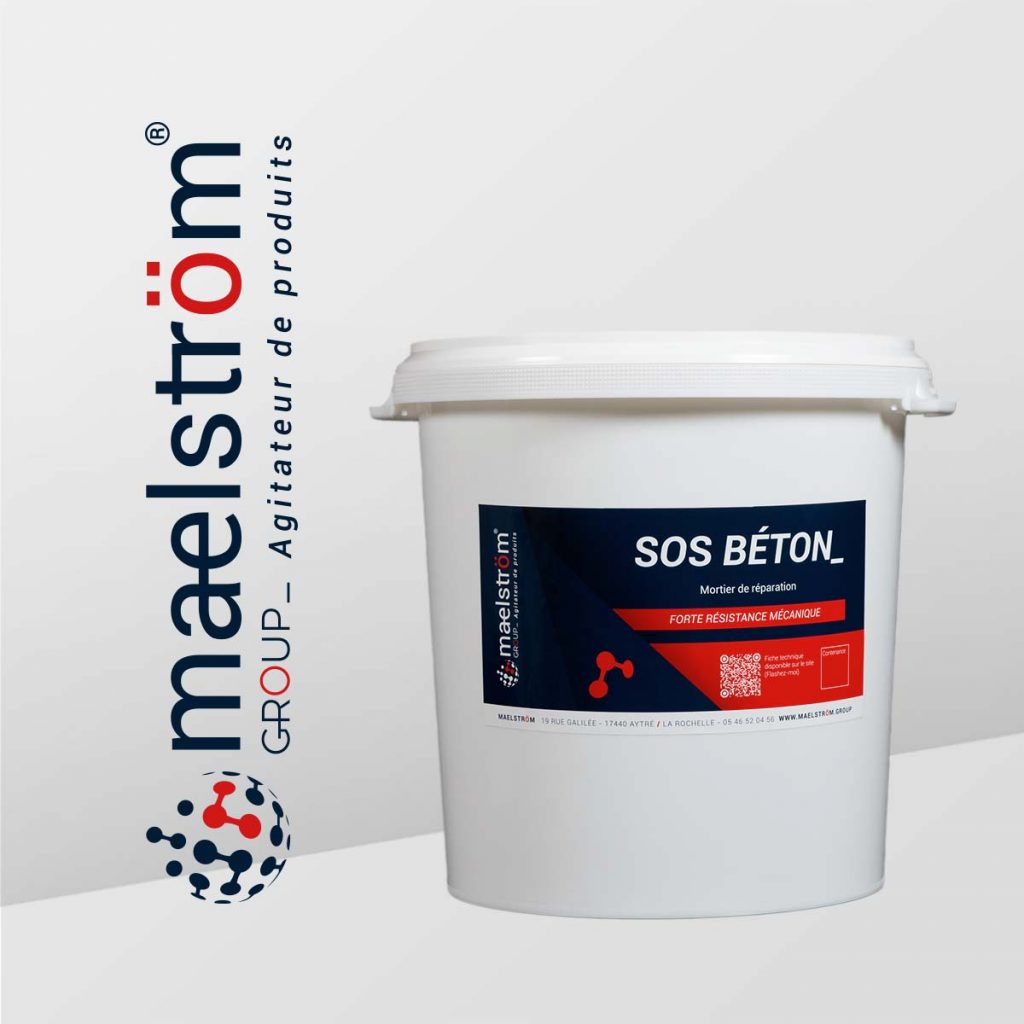 SOS BETON_ | Mortier bi composant de réparation | Maelström Group